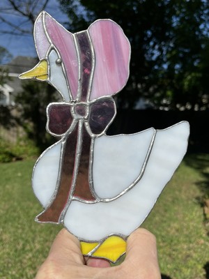 Nursery Suncatcher - Mother Goose Stained Glass Art | eBay
