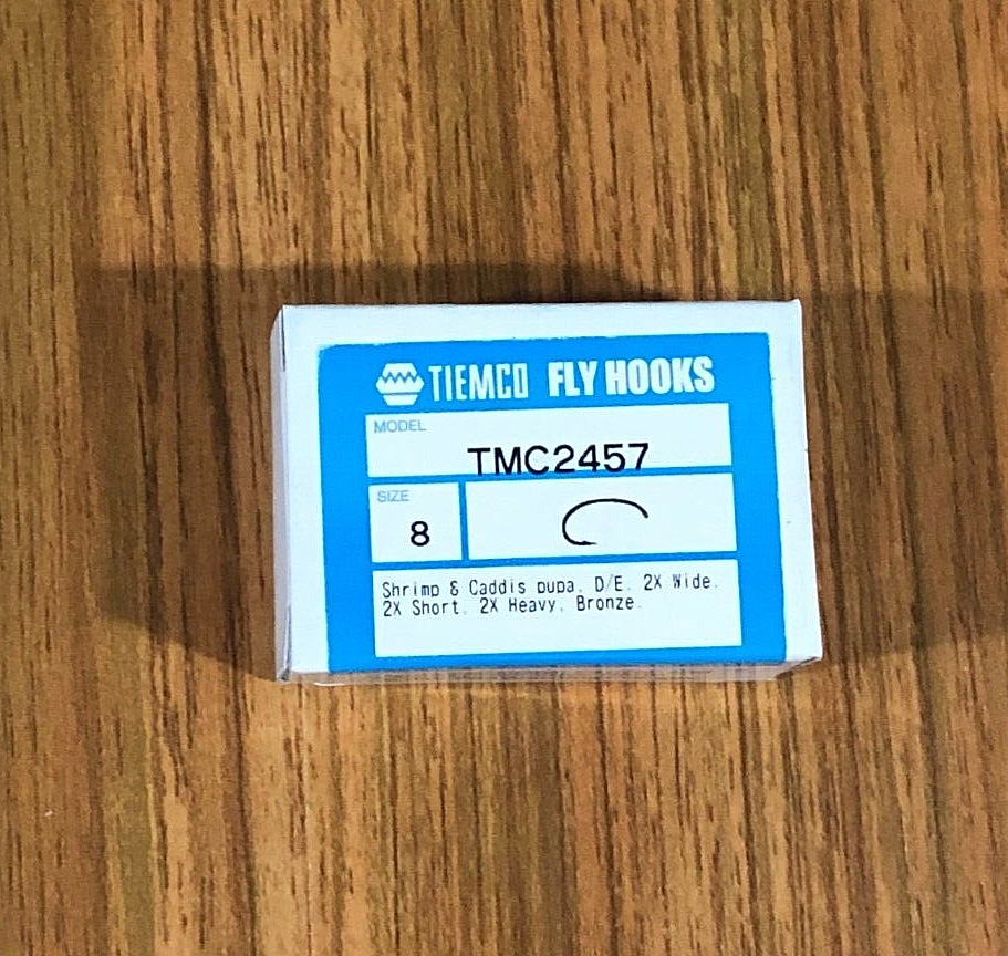 100 Tiemco Fly Tying Hooks, TMC 2457, Size 8, Fly Tying | eBay