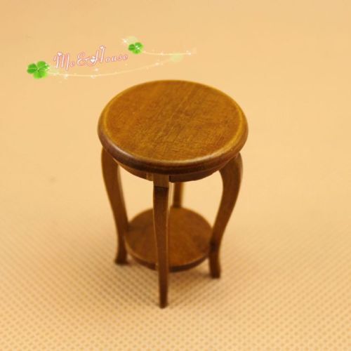 AirAds Dollhouse 1:12 scale furniture brown side stand flower table | eBay