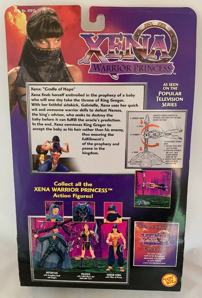 Xena Warrior Princess Harem Xena Toy Biz 1998 Action Figure,(B182) | eBay