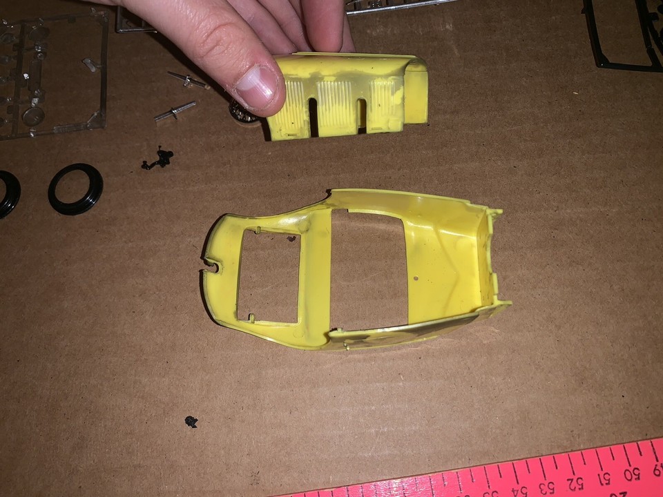 Vintage Plastic Car Model Kit Not Complete For Parts/Restore (Lot M15 ...