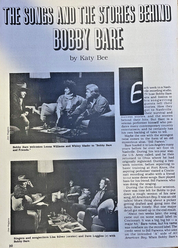 1985 Country Singer Bobby Bare | eBay