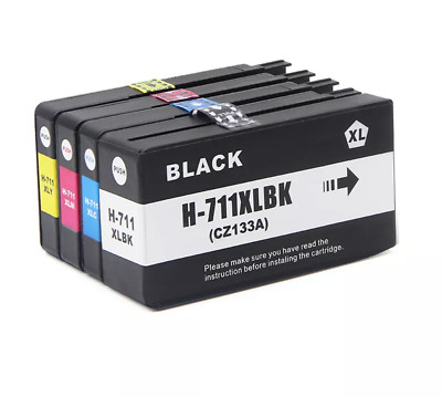 10x Generic 711 711XL Ink Cartridges for HP Designjet T100 T120 T125 ...