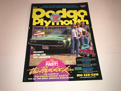 2000 Paddock Dodge Plymouth Part Catalog Classic Hot Rod Performance ...