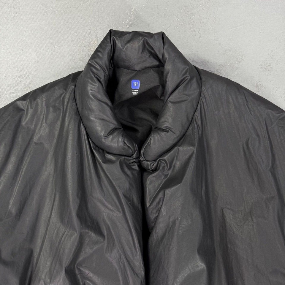 GAP x YEEZY Round Jacket Black Puffer Jacket YZY Men's XL | eBay