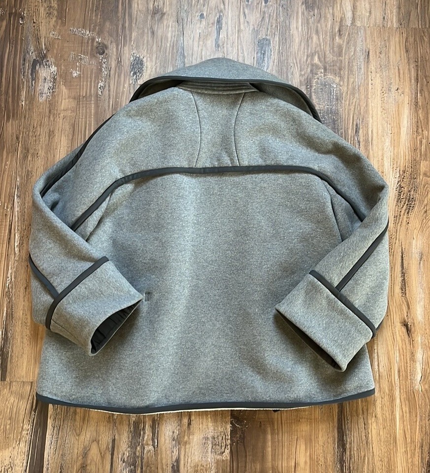Kit & Ace 6? Womens Gray Concordia Wrap Jacket Cotton Cashmere *See ...