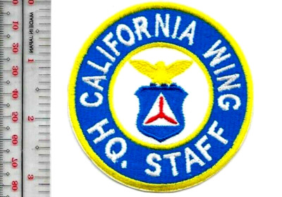 US Civil Air Patrol CAP California Wing Headquater Staff mid-1960 vel ...