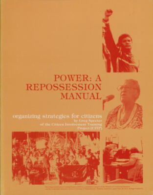 Power: A Repossession Manual--Organizing Strategies for Citizens | eBay