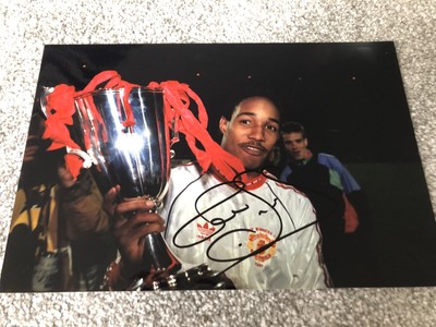 Paul Ince Manchester United & England Original Hand Signed 12x8 Photo ...
