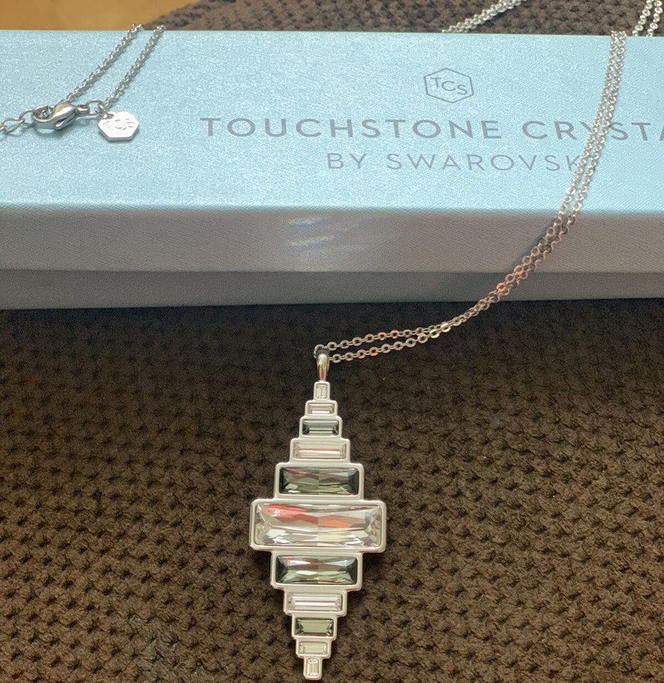 Swarovski Touchstone Crystal Cyclone Pendant | eBay