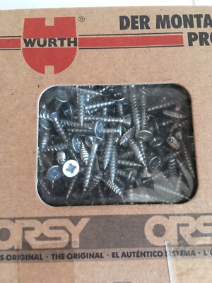 WÜRTH 3x20 WÜPOFAST®, BLUE GALVANISED WOOD SCREW 01983 20 CSK POZI Box ...