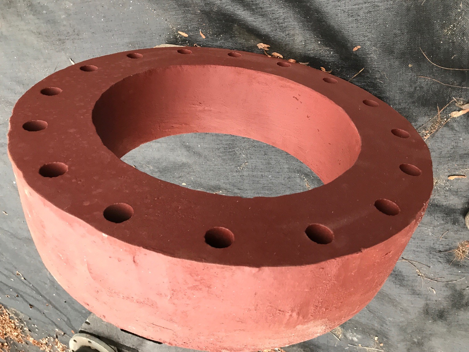 16” Flange Filler, 6” Thick, 125 lb Flange Pattern, 23.5” OD, 16” ID ...