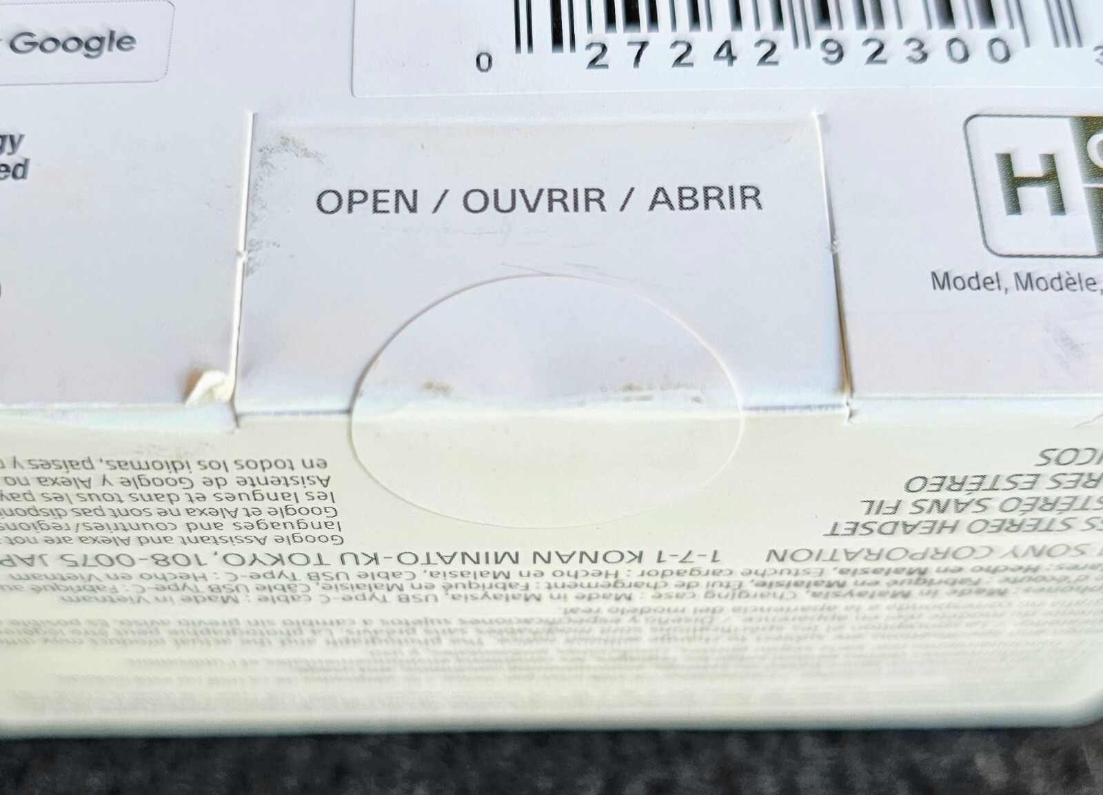 Sony LinkBuds True Wireless Open-Ear Earbuds - Dark Gray (WFL900/H) for ...