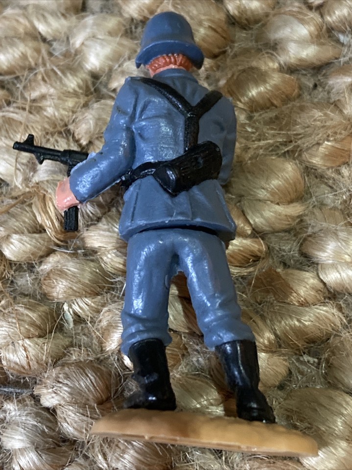 Vintage Timpo Toy WW2 German Soldier Red Hair Last Series 1970s Machine ...