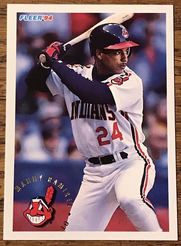 Manny Ramirez 1994 Fleer Baseball Card #119 Cleveland Indians MLB Free ...