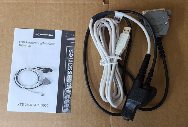 Motorola RKN4105A USB Programming Cable for sale online | eBay