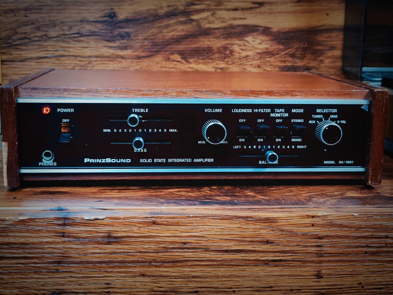 Vintage Prinz Sound SA-1001 Solid State Integrated Stereo Amplifier ...