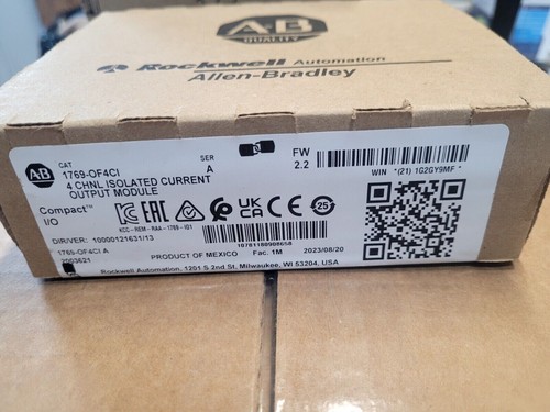 1769-OF4CI Allen-Bradley CompactLogix 4 Pt A/O Current Module New ...