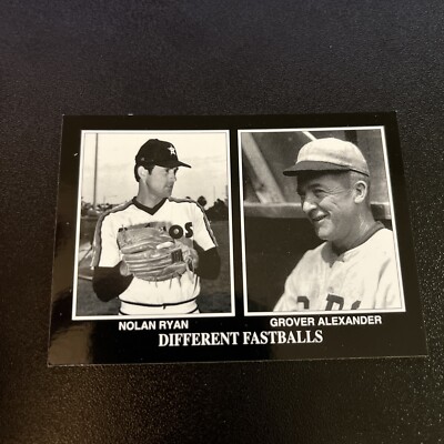 1993 Conlon TSN #932 Grover C. Alexander with Nolan Ryan Astros ...