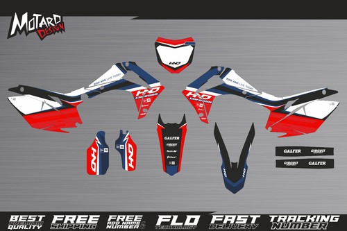 Graphics Kit for Honda CRF 250 R 2014 2015 2016 2017 Decals by Motard ...