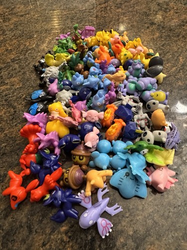 Lot of 95 Small Pokemon (PK) Miniature Mini Figs Figures 1" Tiny Toys ...