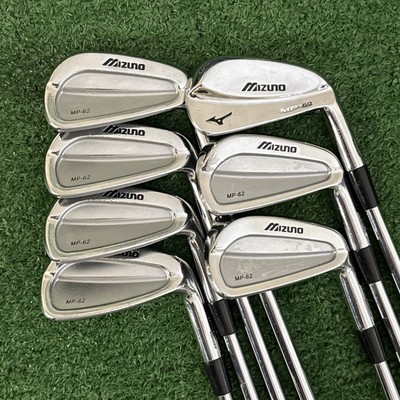 Mizuno MP-62 Iron Set 3-9 (3 iron is MP-69) Dynamic Gold S300 Stiff ...