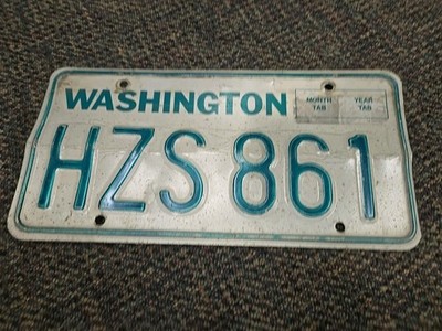 Vintage Washington WN WA State License Plate 1982 82 Base Passenger ...
