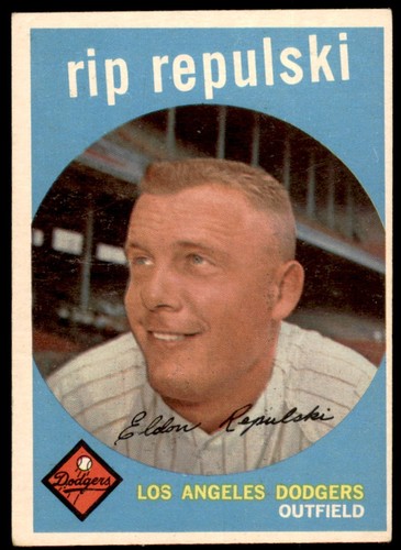 1959 Topps #195 RIP REPULSKI Los Angeles Dodgers EX-EX+ | eBay