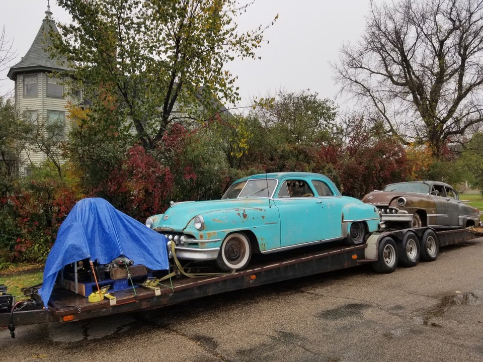 Continental Kit Spare Tire Desoto 1951 1952 51 52 - 1953 1954 53 54 ...