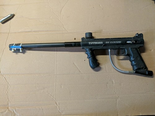 Tippmann 98 Custom Paintball Marker, Carbon fiber barrel ~#148 | eBay