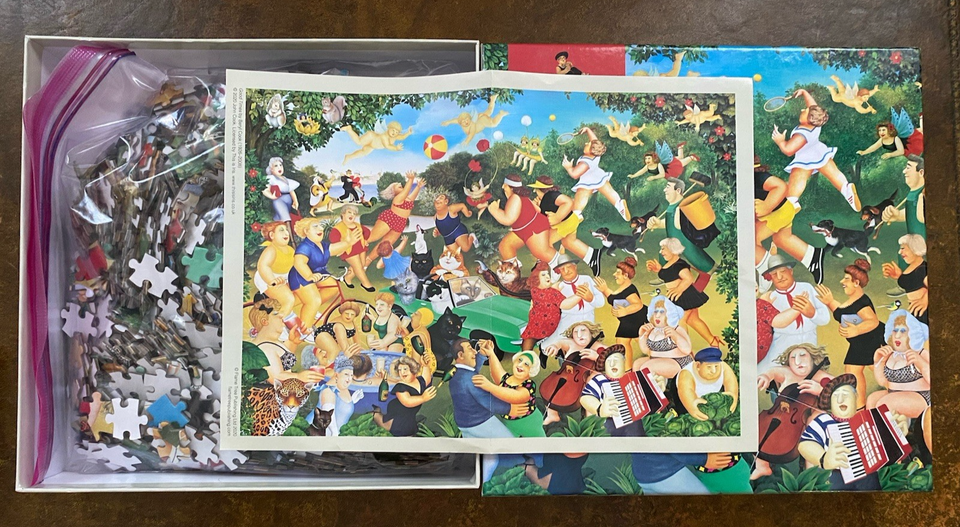 Good Times by Beryl Cook. Jigsaw puzzle 1000 pieces Used once and ...