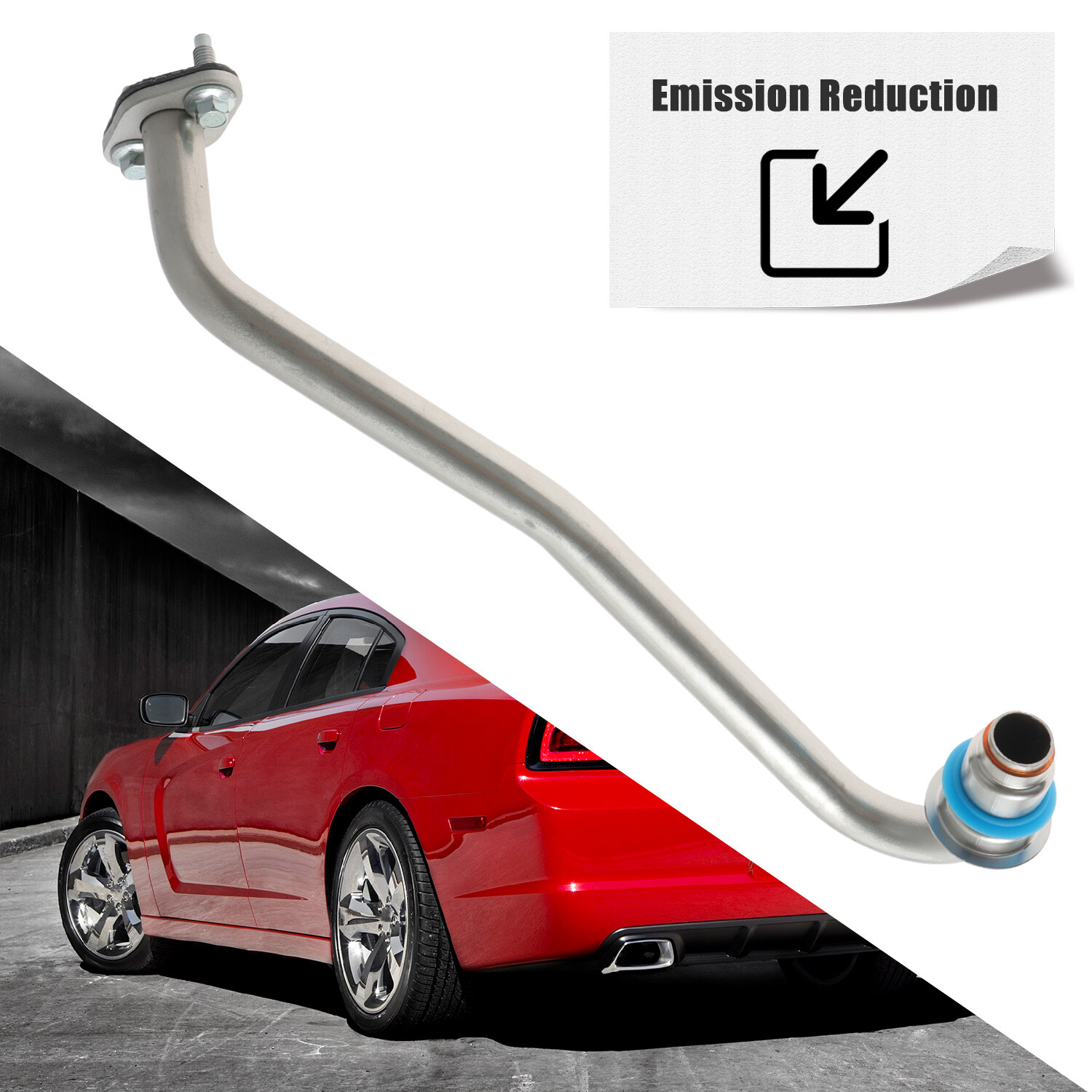 EGR Valve to Intake Plenum Tube for 2005-2008 Dodge Magnum 3.5L V6 ...