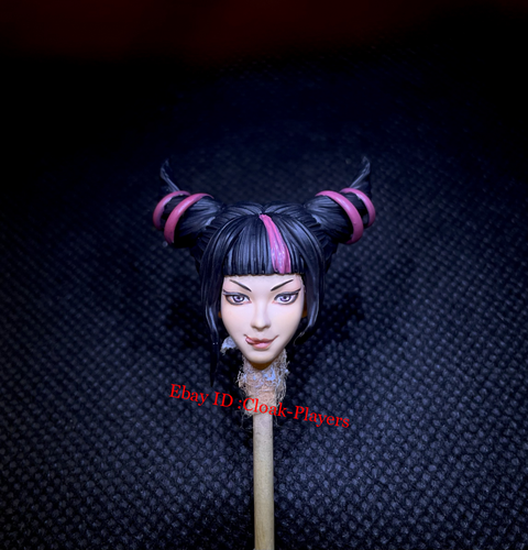 1/12 Han Juri Girl Head Sculpt Carved For 6" Female TBL Action Figure ...