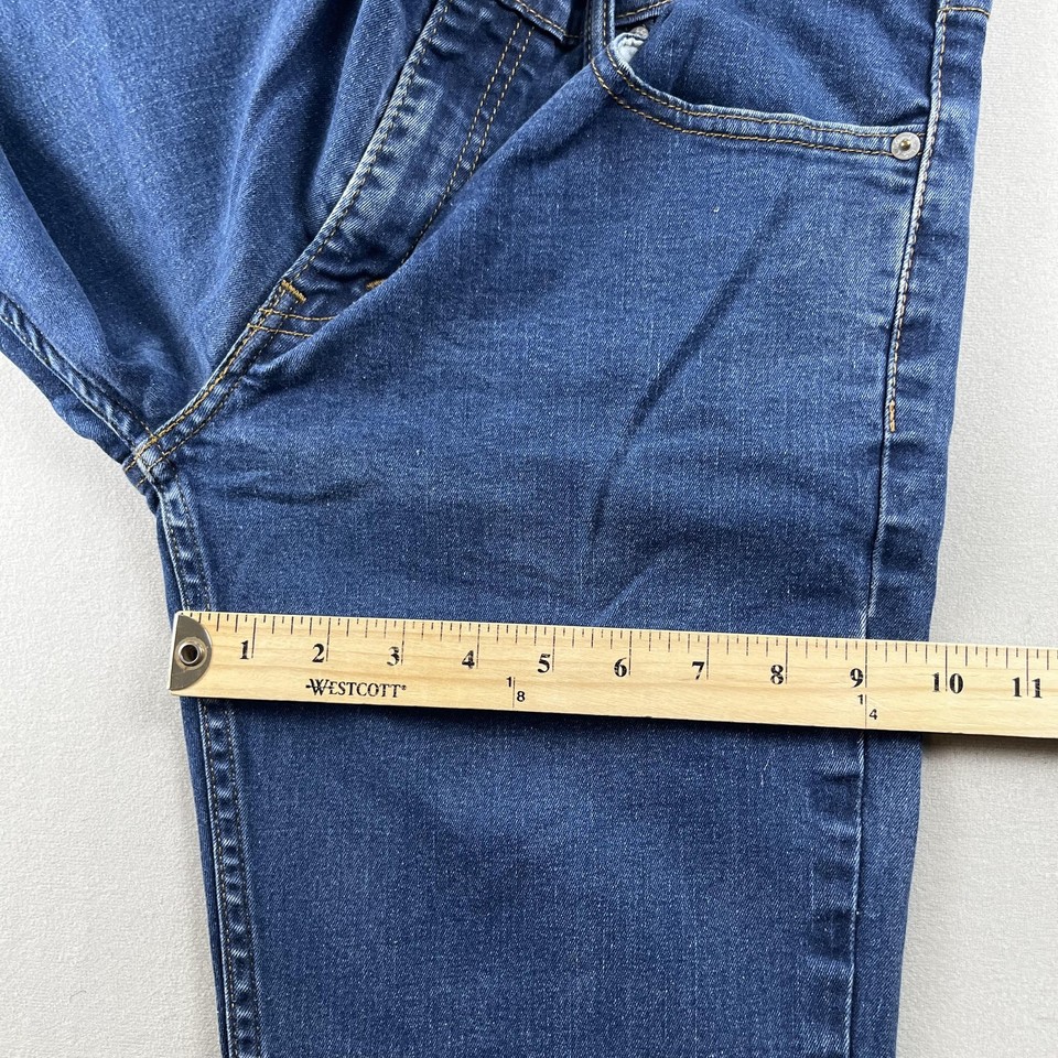 Levis 511 Jeans Mens 32x30 Blue Denim Slim Fit Straight Leg Dark Wash ...