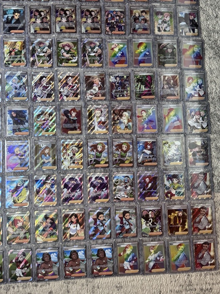 Pokémon MASSIVE Full Art Trainer Card Lot Collection- 230 Cards, Sun ...