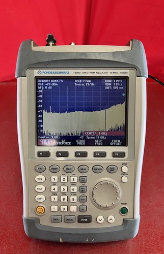 Rohde and Schwarz FSH18 Spectrum Analyzer, 10MHz to 18GHz | eBay