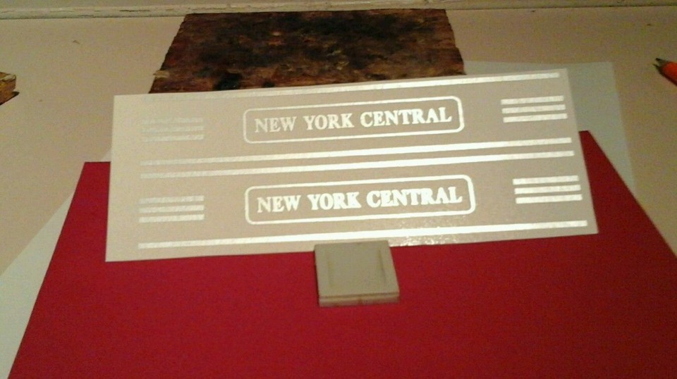 MARX 551,597 6 in. NYC TIN TENDER & LOCO DECALS VARIOUS COLOR CLEAR ...