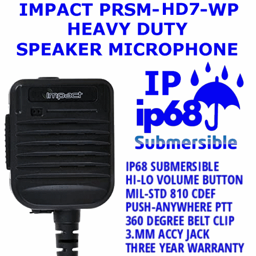 Impact Platinum PRSM HD7 WP BK KNG/KNG2 SERIES RADIOS | eBay