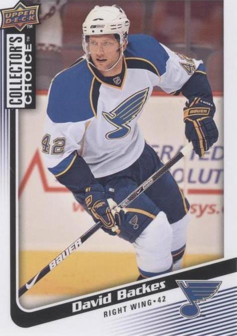2009-10 Upper Deck Collector's Choice - David Backes #108 for sale ...