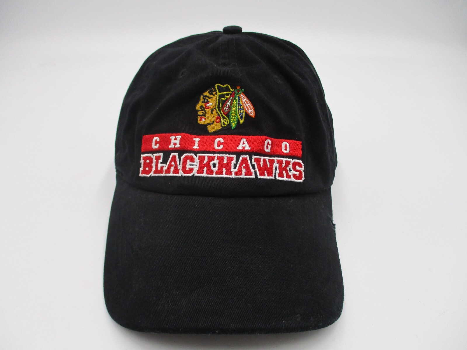 Chicago Blackhawks Hat Cap Black Strap Back NHL Hockey Mens CCM | eBay