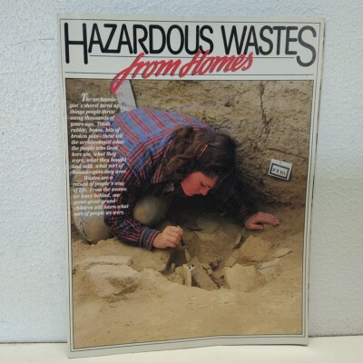 RARE Hazardous Wastes From Homes Recycle Management Disposal Treatment ...
