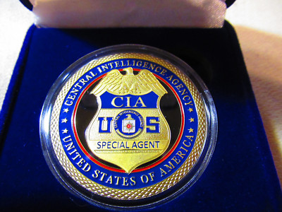 Central Intelligence Agency (CIA) Shield Challenge Coin w/Presentation ...