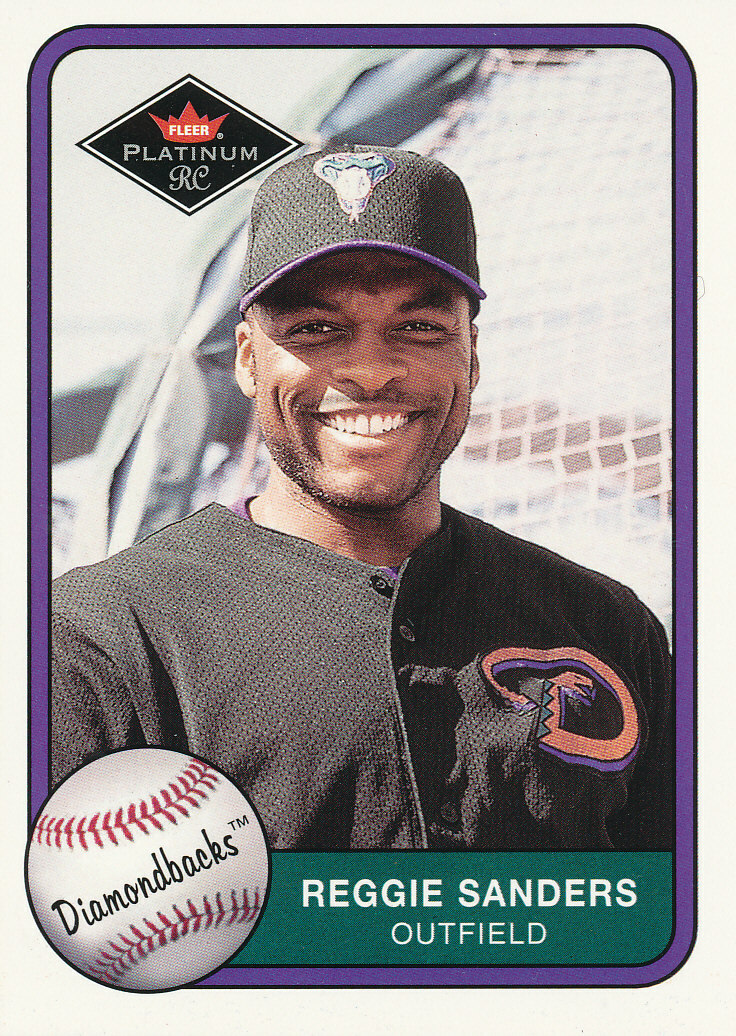 Reggie Sanders 2001 Fleer Platinum #322 Diamondbacks Baseball Card | eBay
