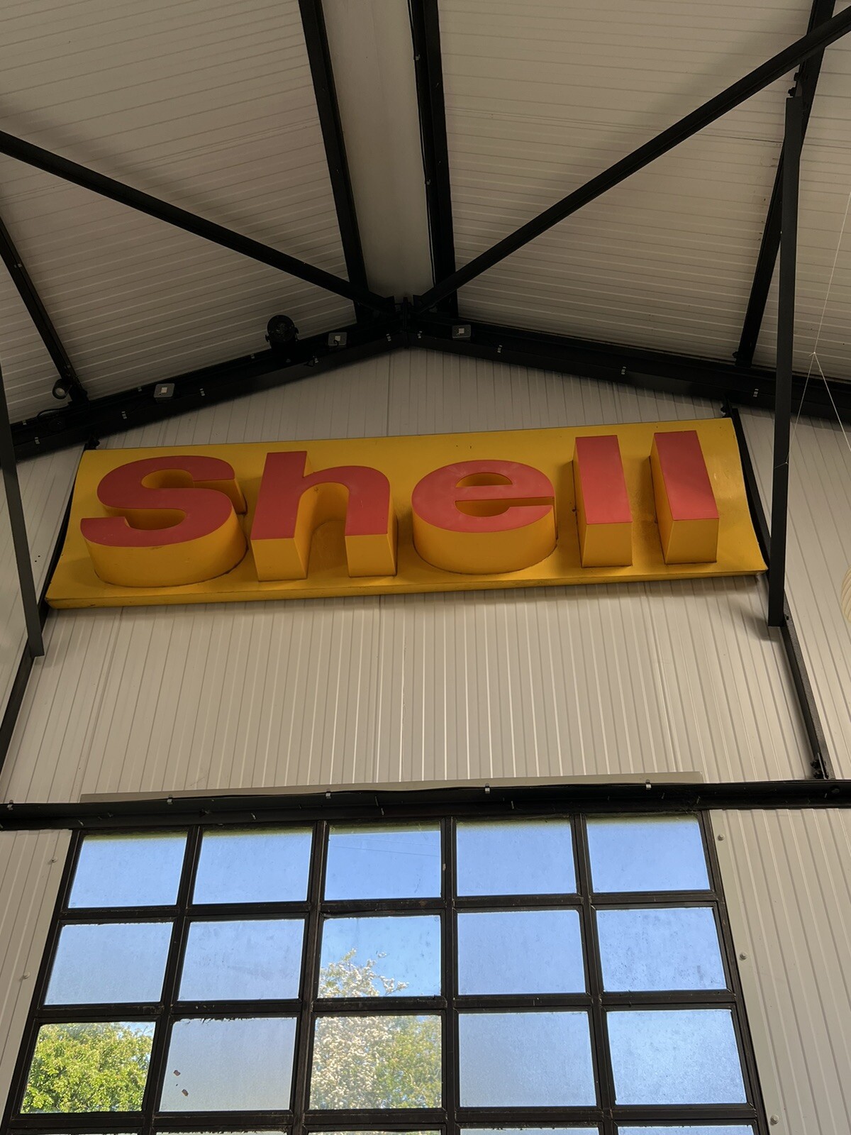 Vintage Shell Petrol Station Forecourt Sign - Iconic Rare Piece of ...