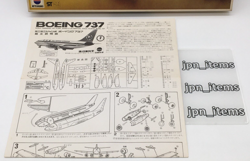 Nitto 1/100 Boeing 737-200 ANA All Nippon Airways Plastic Model Kit ...