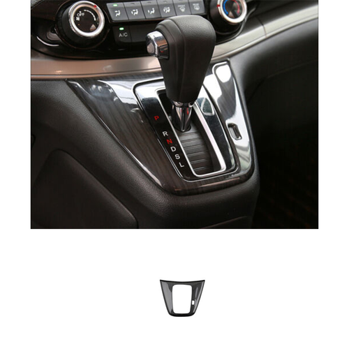 For Honda CR-V 2012-2016 Black Wood Grain Central Console Gear Shift Frame Trim | eBay