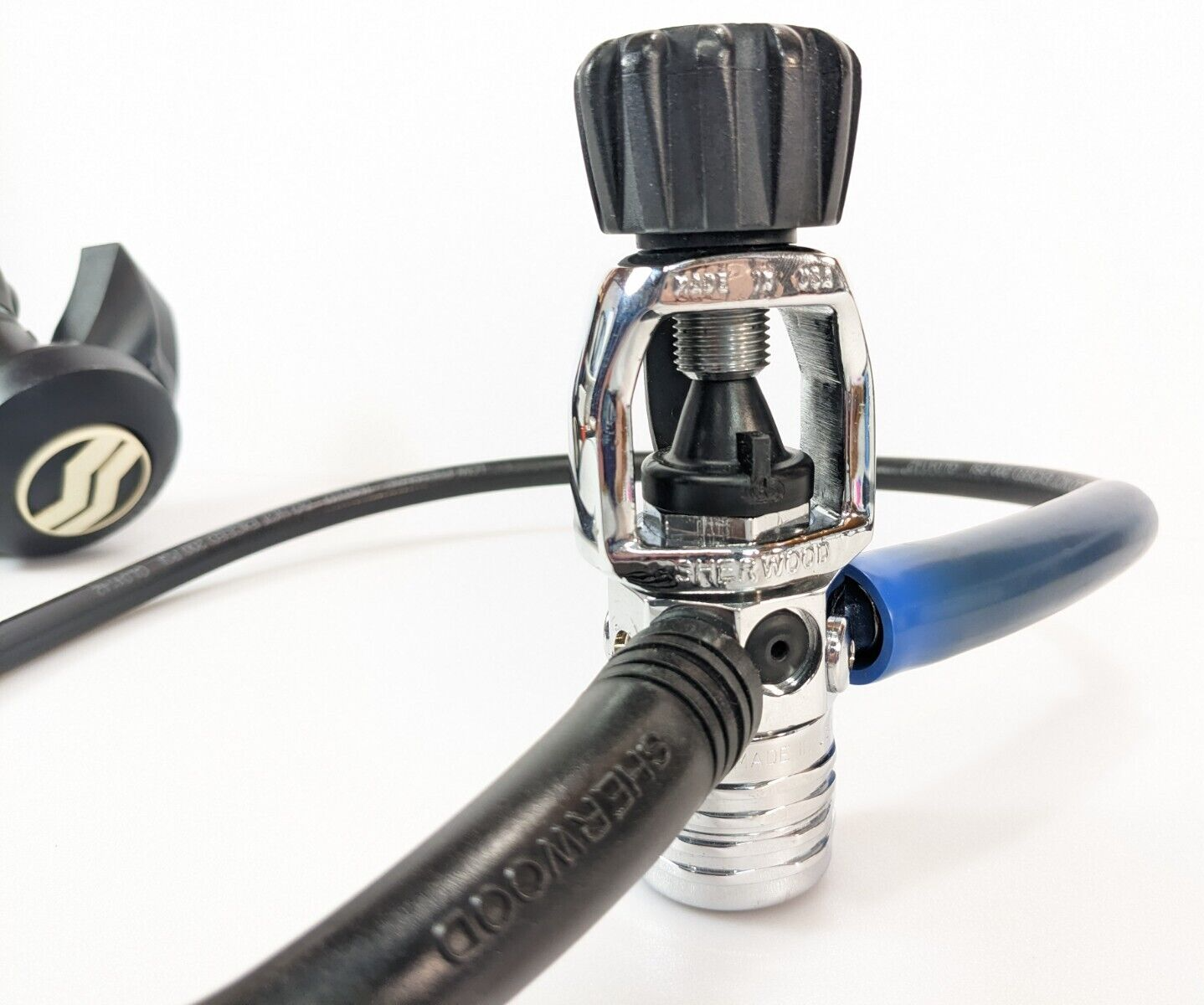 Sherwood Blizzard Scuba Dive Regulator Set Yoke 1st First, + 2nd Second ...