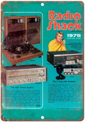 Radio Shack Allied 1978 Electronics Catalog Vintage Reproduction Metal ...