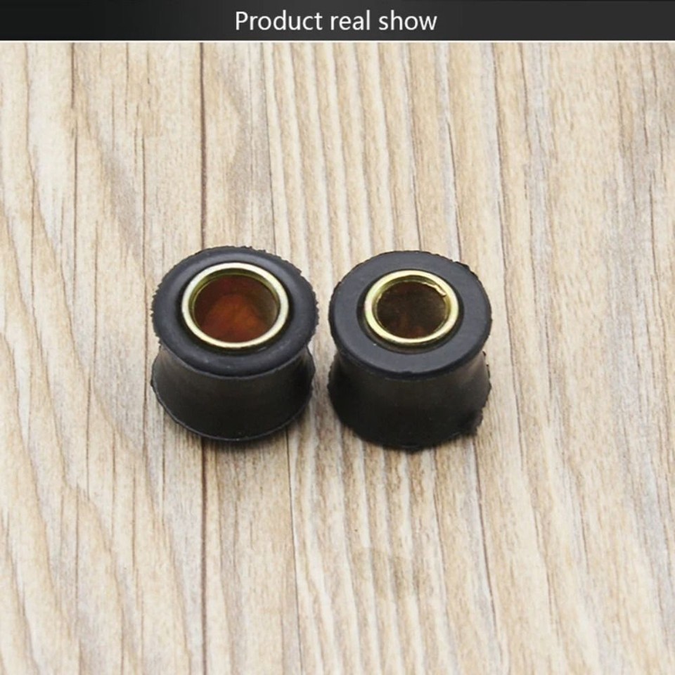 4Pcs Fixed Ring Rubber Sleeve Motorcycle Electric Vehicle Buffer Rubber ...