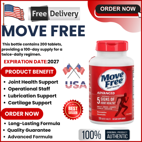 Move Free Advanced Joint Health Supplement ~ 200 Tablets ~ EXP 2027 ...